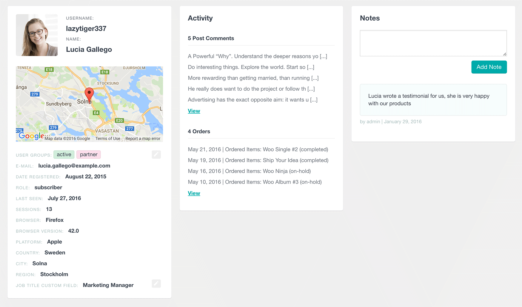How To Create Woocommerce Customer Notes Users Insights