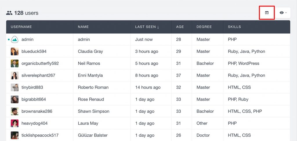 How to export WordPress users with custom fields and meta - Users Insights