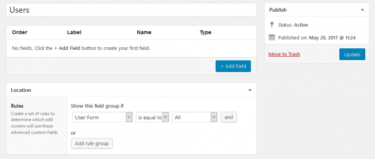 Acf User Registration And Data Segmentation Users Insights
