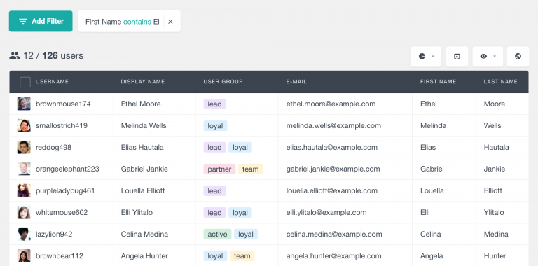 Advanced WordPress User Search - Users Insights