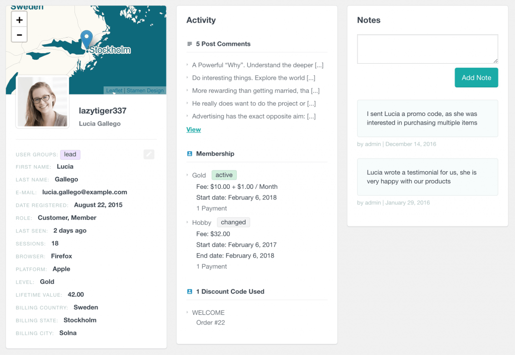 How to create and manage membership website with WordPress - Users Insights