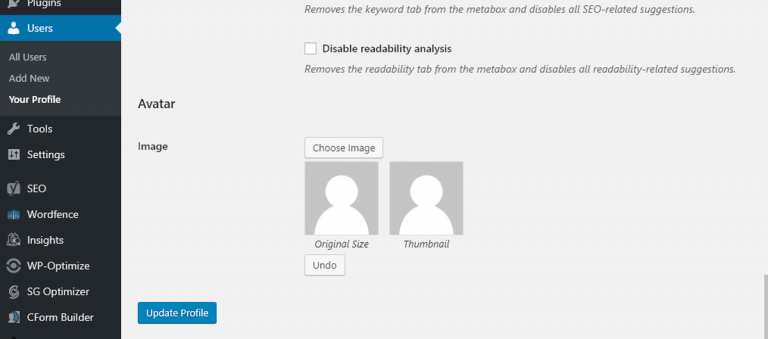 Customizing WordPress user avatars - Users Insights