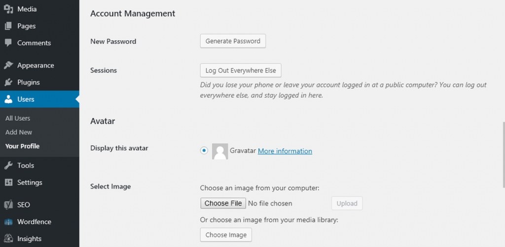 Customizing WordPress user avatars - Users Insights