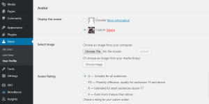 Customizing WordPress user avatars - Users Insights