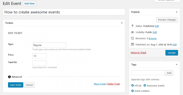 How to create and manage event registration with WordPress - Users Insights