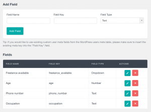 WordPress Custom User Fields - Users Insights
