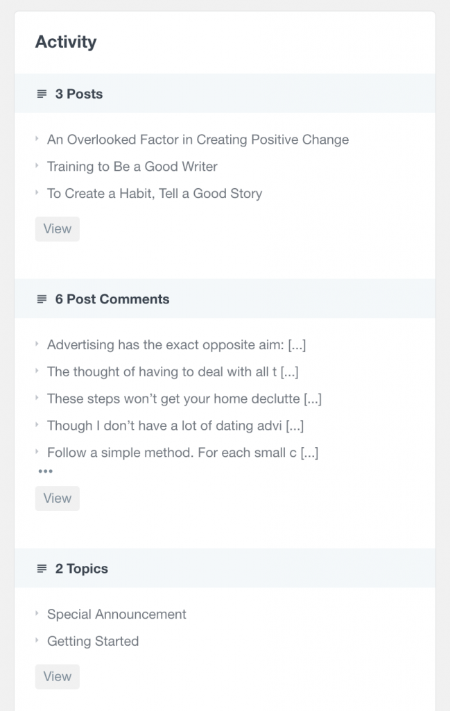 WordPress User Profile Pages - Users Insights