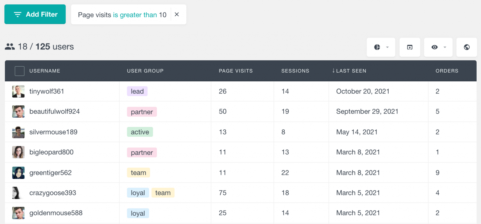 WordPress User Page Visit Tracking - Users Insights