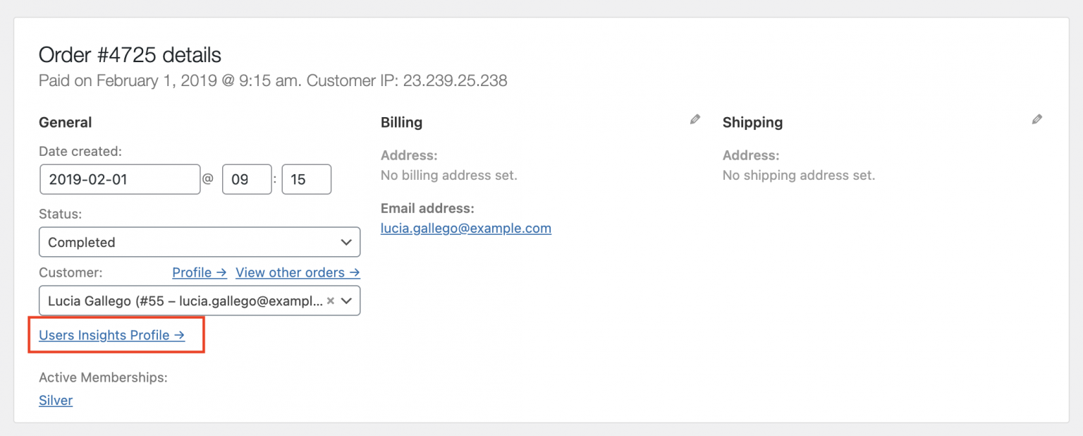 How to get customer details from an order in WooCommerce - Users Insights
