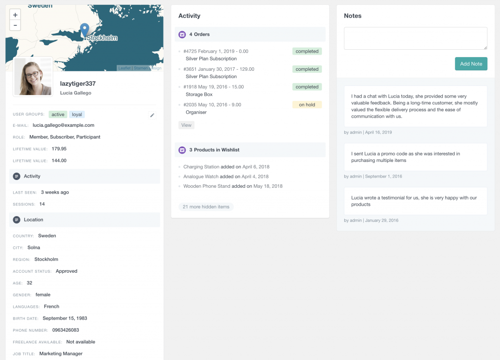 How to get customer details from an order in WooCommerce - Users Insights