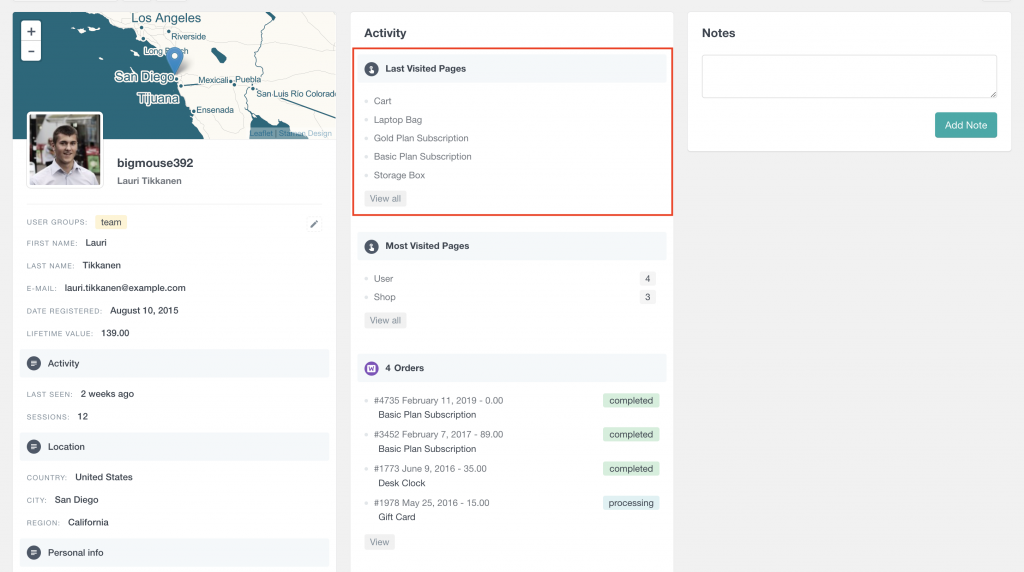 How to track products customers viewed in WooCommerce - Users Insights