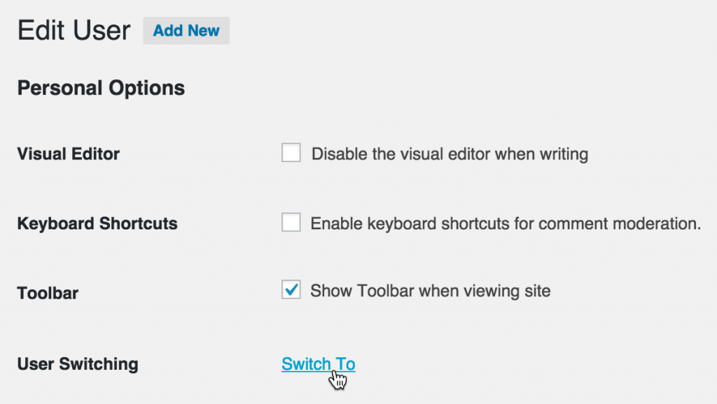 How to switch between WordPress users without logging out - Users Insights