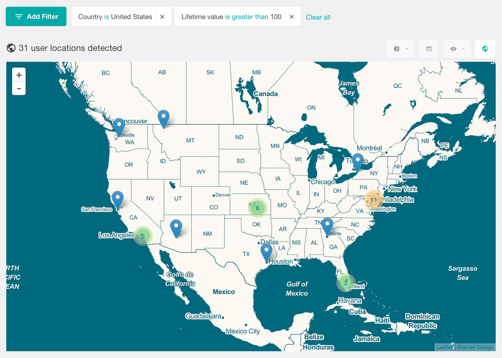 Wordpress User Geolocation Users Insights