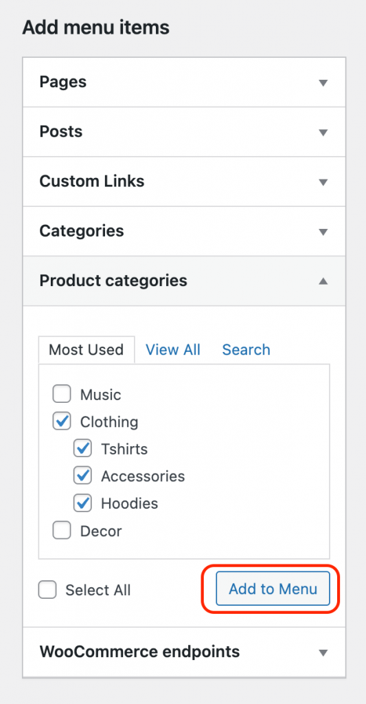 4 Ways To Add Woocommerce Product Categories To The Menu Users Insights