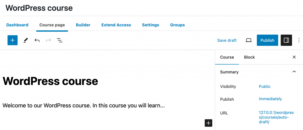A guide to LearnDash courses - Users Insights