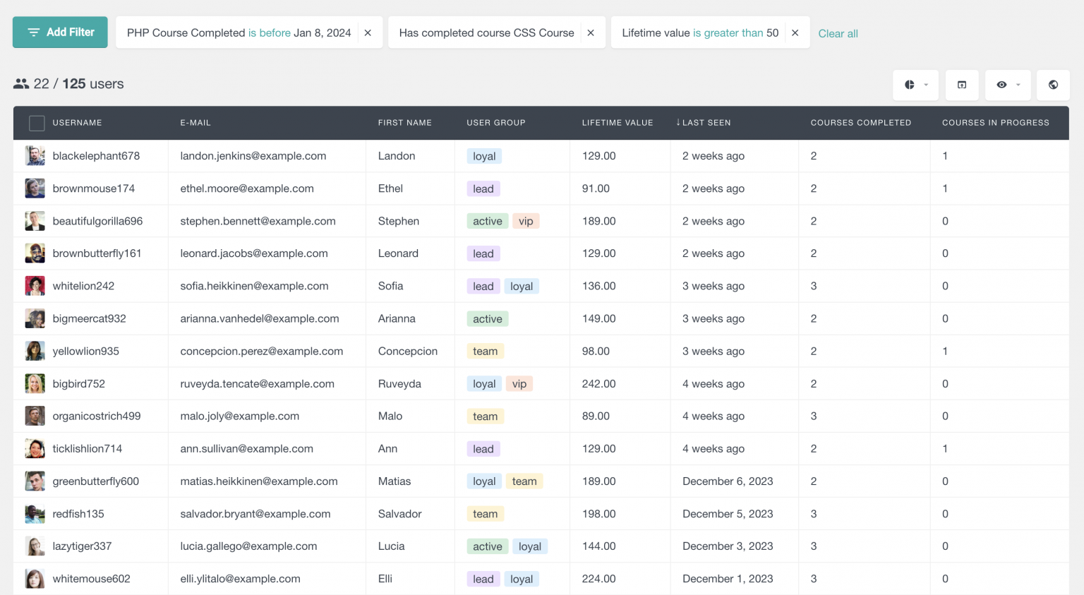 How to Export LearnDash User Data - Users Insights How to Export LearnDash User Data - Users Insights