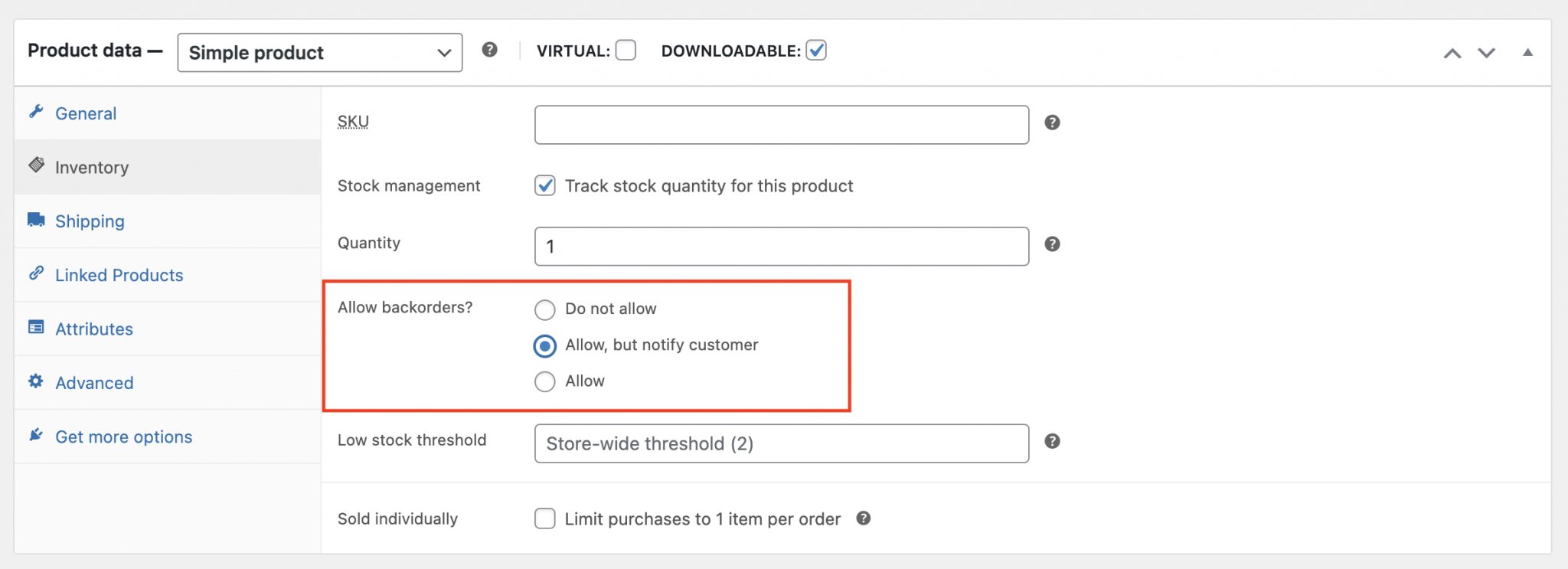 How to allow and manage WooCommerce backorders - Users Insights